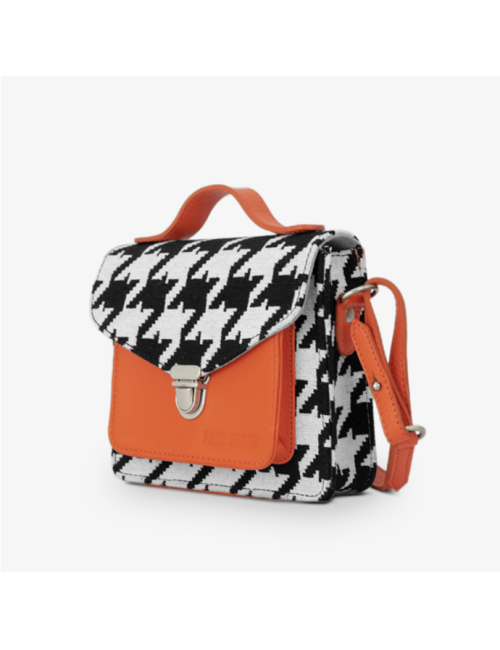 Mademoiselle George XS allure orange - mini sac bandoulière cuir orange ...