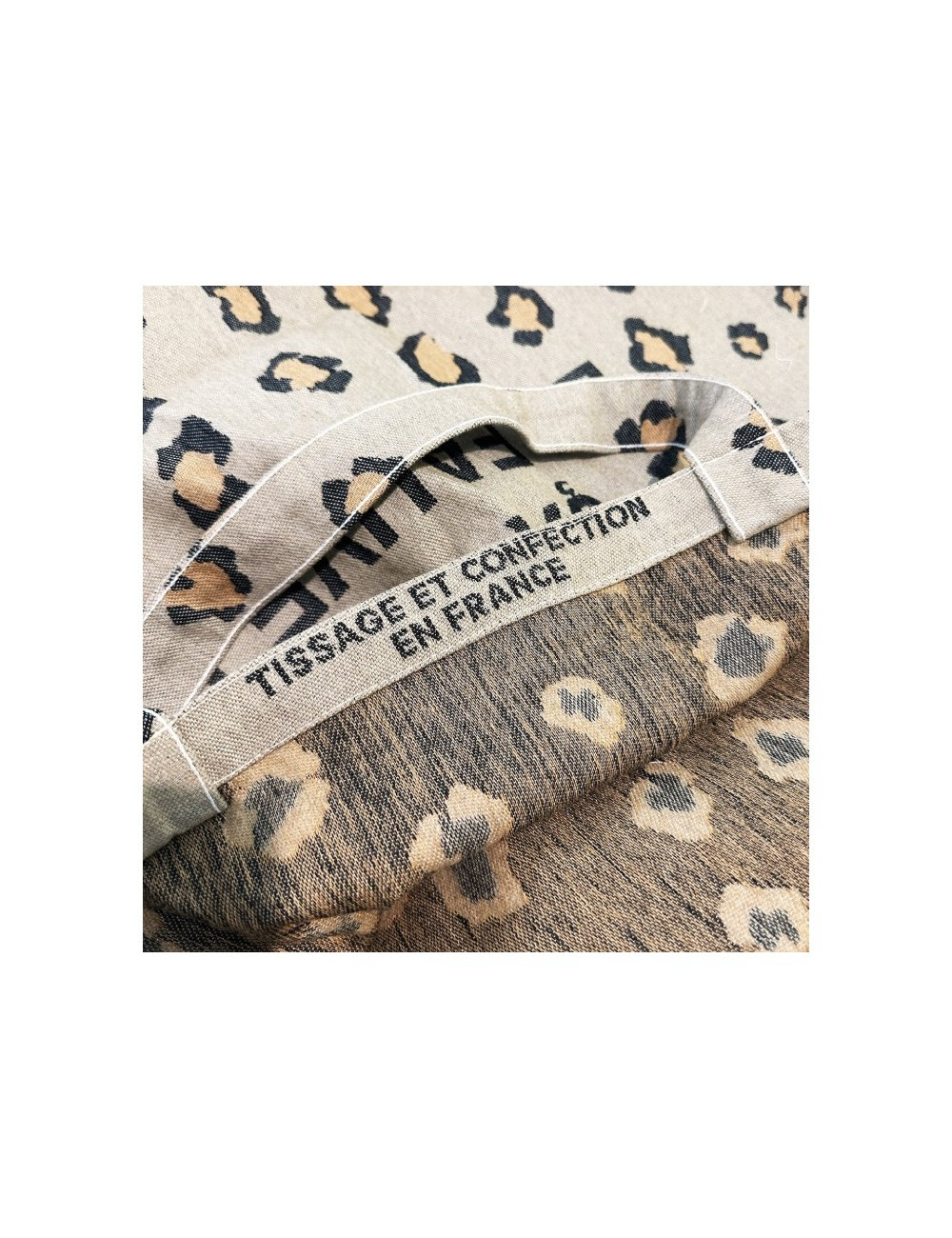 Grand Sac Cabas Bagage Emotionnel Léopard - Félicie Aussi